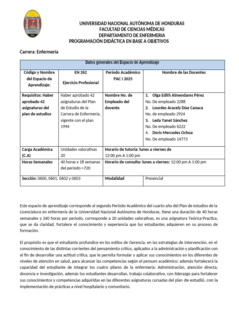 PROGRAMACION DIDACTICA IPAC 2025 Domingo 26-1-2025 | PDF | Enfermería | Evaluación
