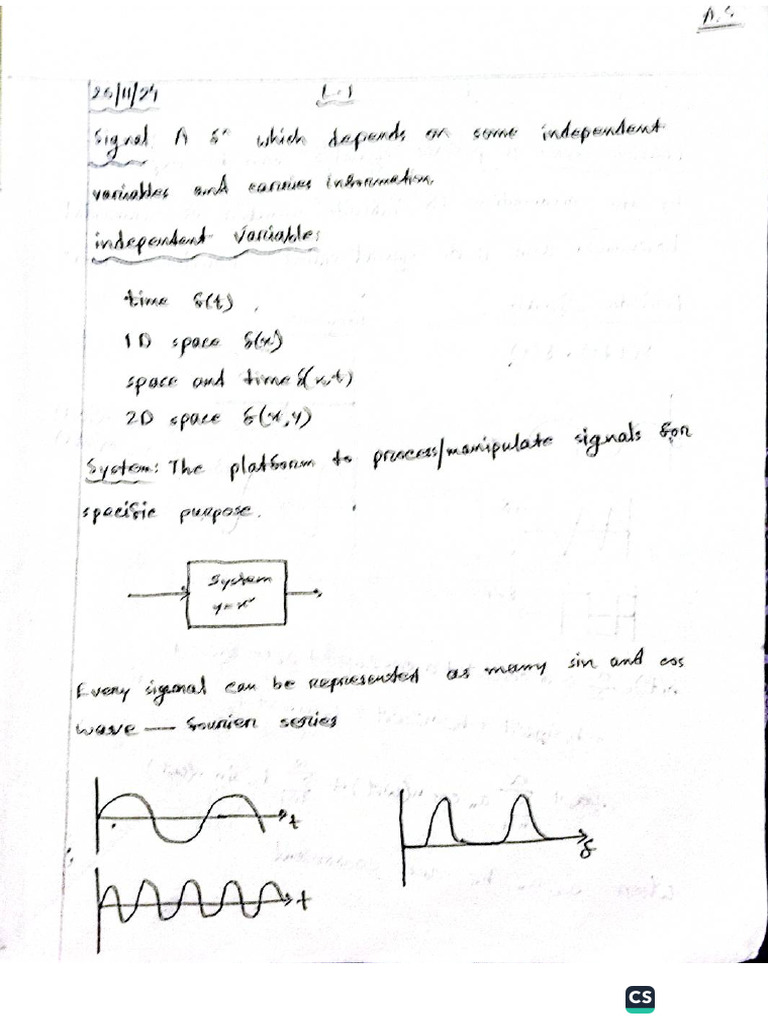 lec of Ajmat Sir (Signal) (full) | PDF