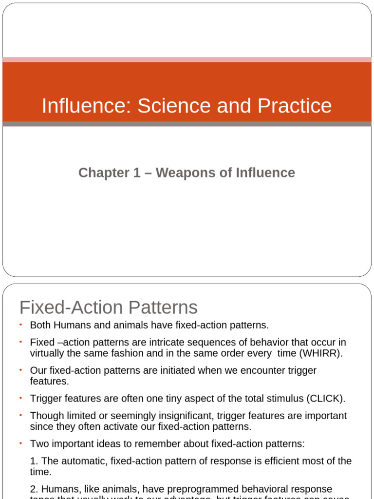 Understanding Fixed-Action Patterns | PDF | Psychological Concepts ...