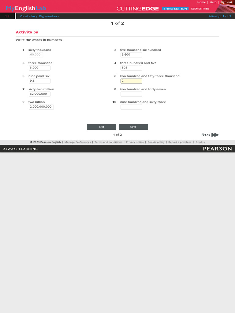 Activity 5a & 5b - Mode Solve - UNIT 11 NATURE Vocabulary Big Numbers ...