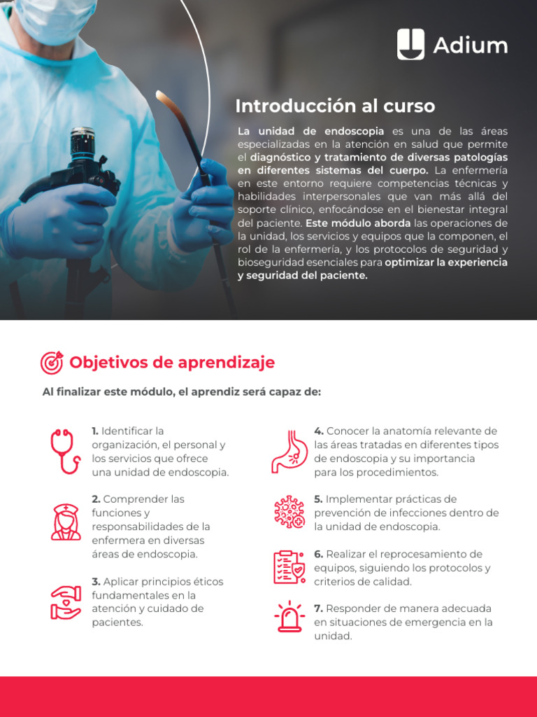 La Unidad de La Endoscopia y El Papel de La Enfermera | PDF ...