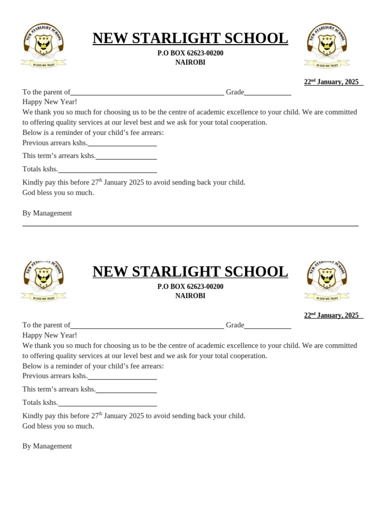 New Starlight Letter | PDF