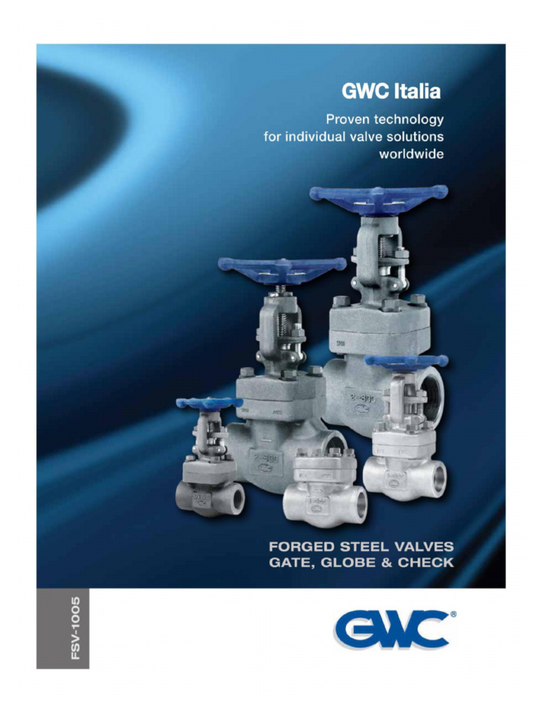 Catalog Forget Swing Check Valve Class 800lb GWC - ITALY | PDF