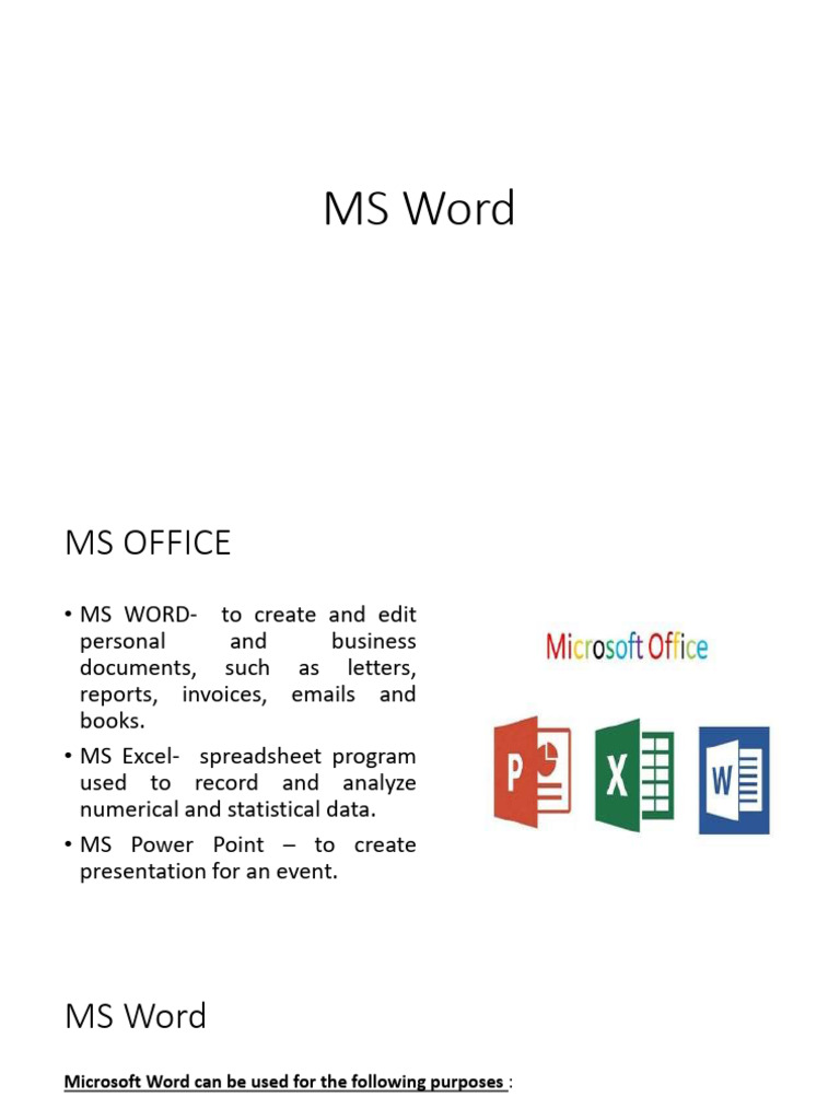 MS Word Guide: Features & Usage Tips | PDF