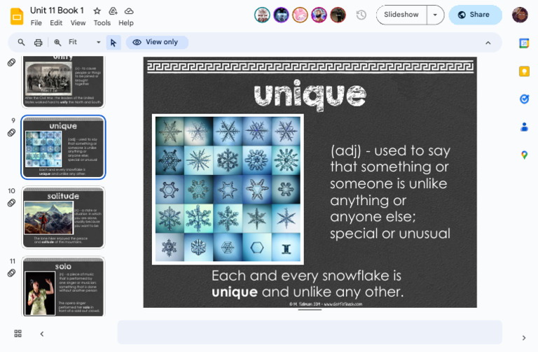 Unit 11 Book 1 - Google Slides 5 | PDF