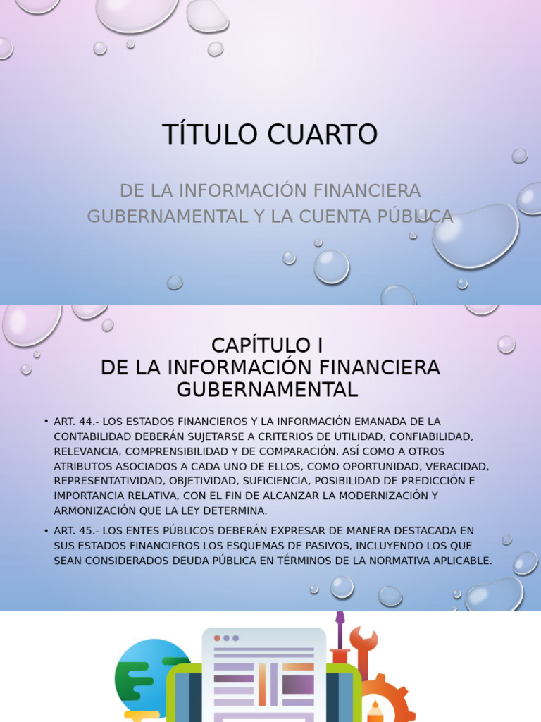Información Financiera Gubernamental | PDF