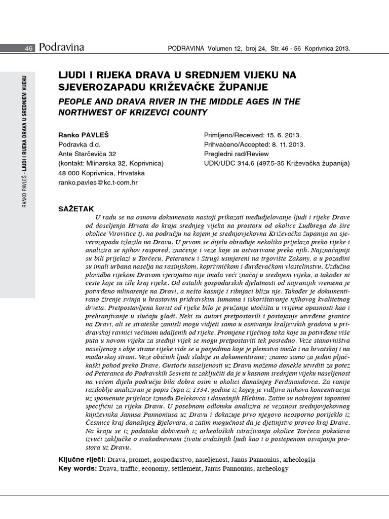 Plovidba Dravom | PDF