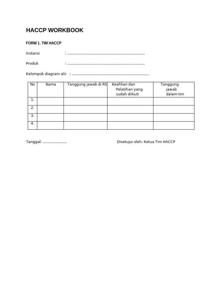 Rencana HACCP untuk Perkedel Kentang | PDF