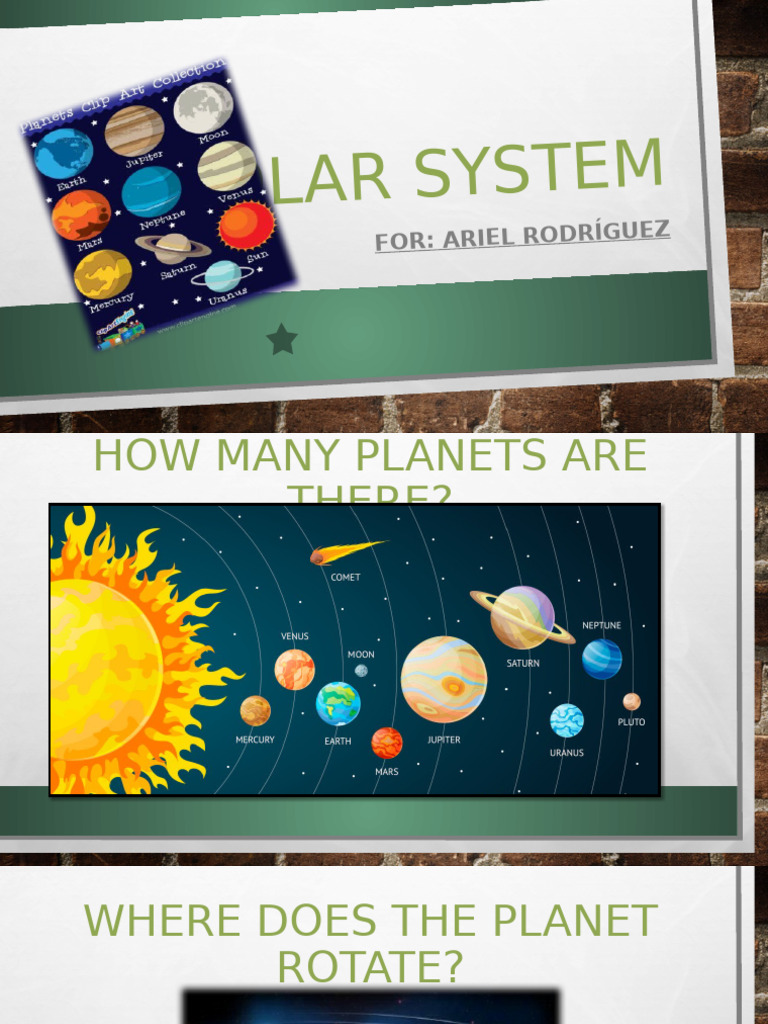 Solar System Ariel Rodriguez Navas | PDF