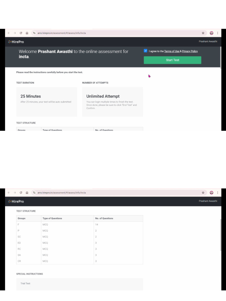Latest Amazon Versant Test 2024 | PDF
