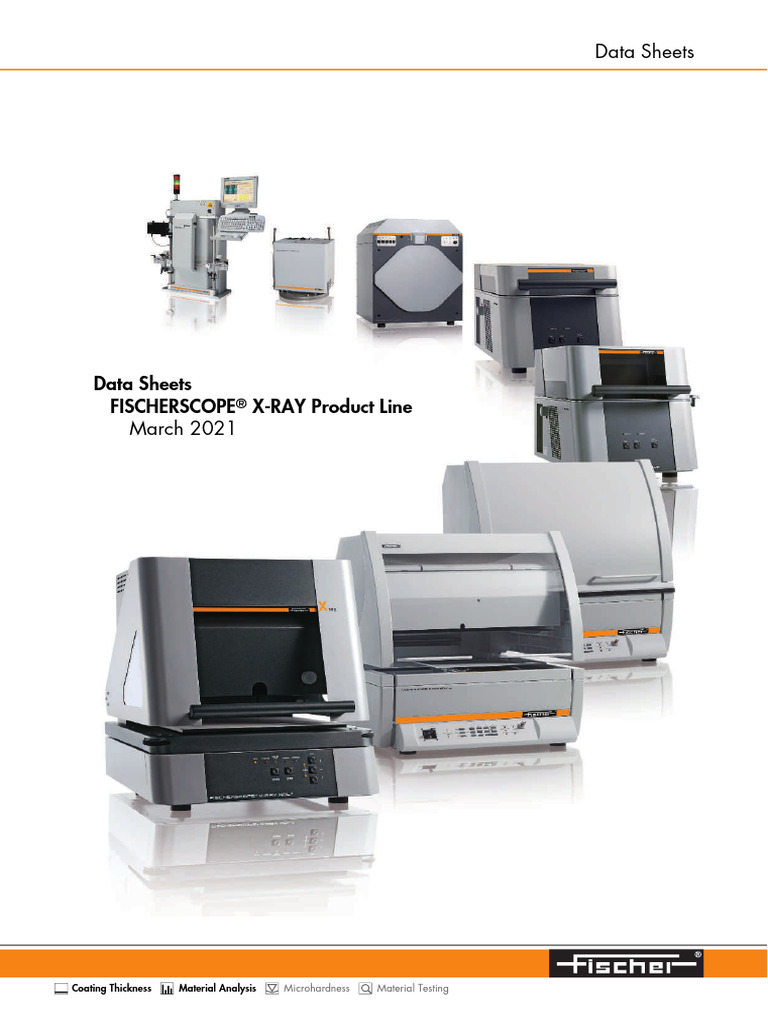TDS - FISCHER ED-XRF System (All Models) | PDF | Energy Dispersive X ...