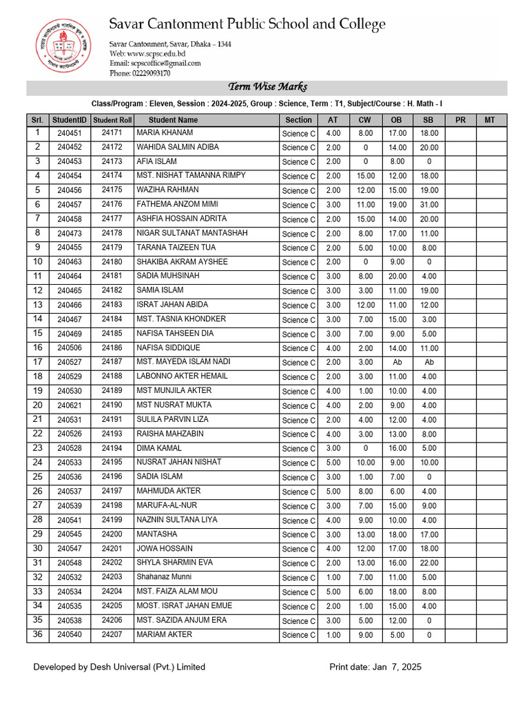 T1 - Higher Mathematics I - 7c63eca0 4d42 42de Bac1 8a1fea2639a3 | PDF