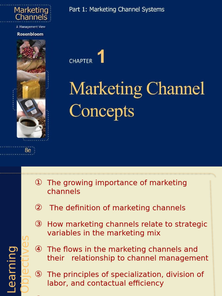 CHAPTER 1 Marketing Channel Concepts | PDF | Marketing | Business Process