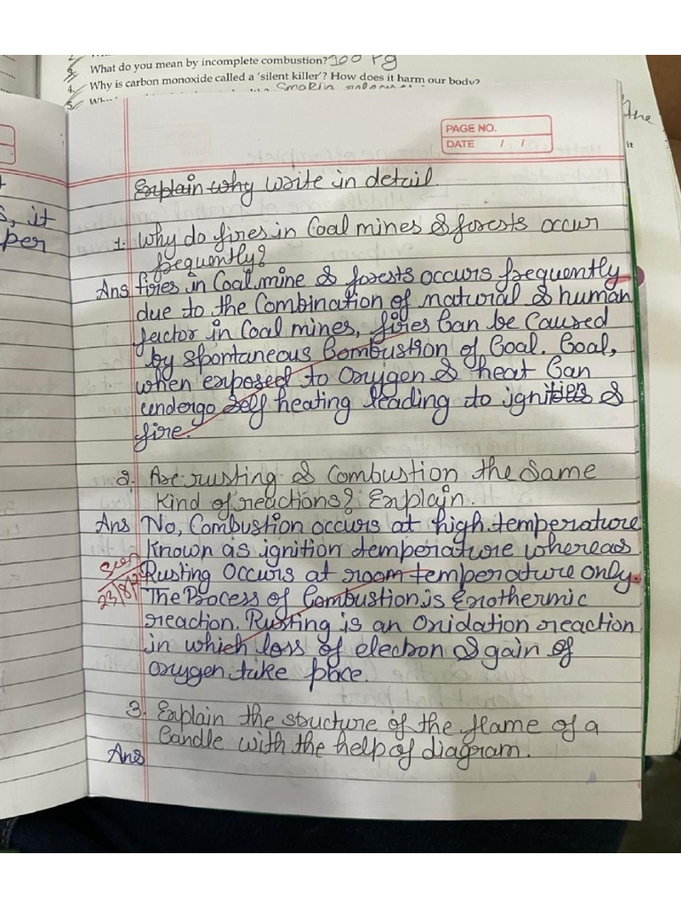 Combustion of Flame | PDF