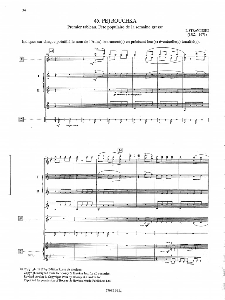 Petrouchka | PDF