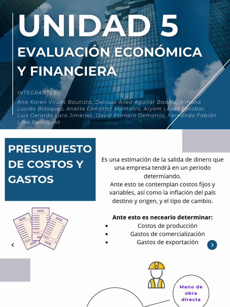 Expo Proyecto de Exportacion | PDF | Tasa interna de retorno | Presupuesto