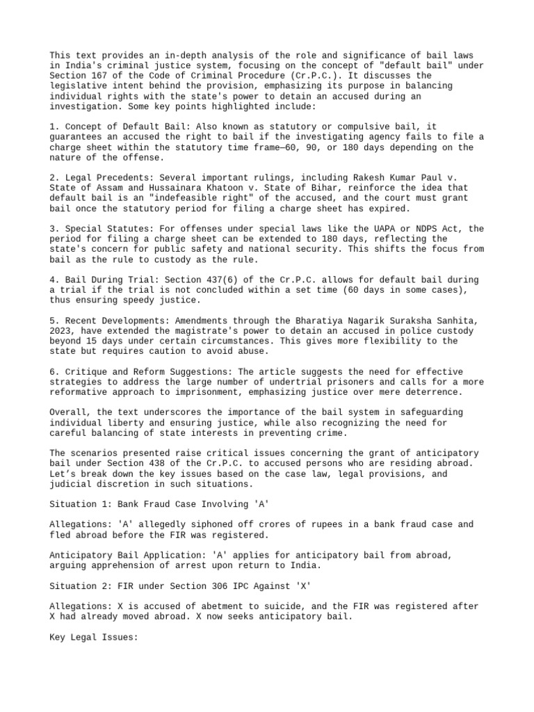 Bail developments 2024 | PDF | Bail | Arrest