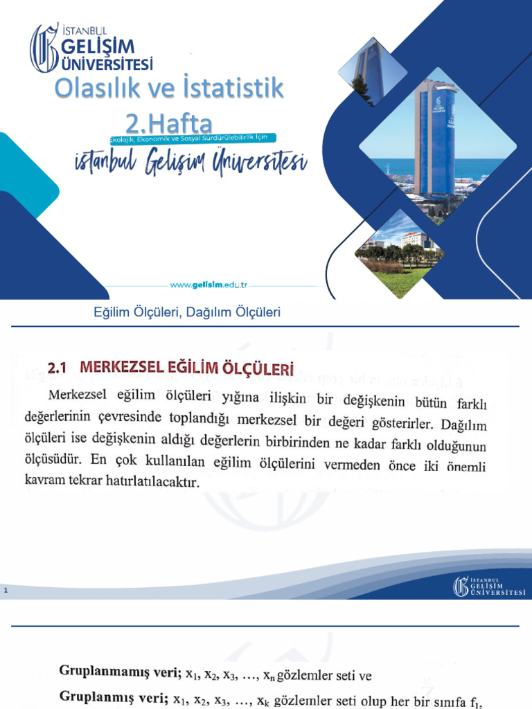 Olasilik-2 Hafta | PDF