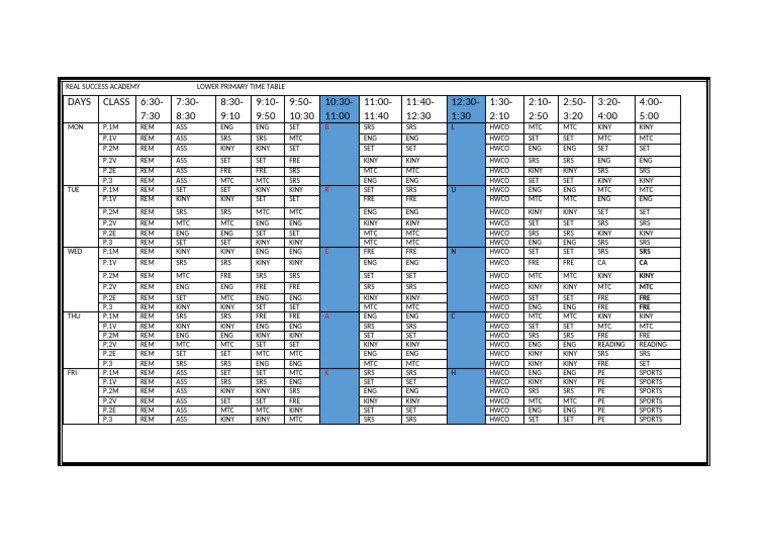 Lower Primary | PDF