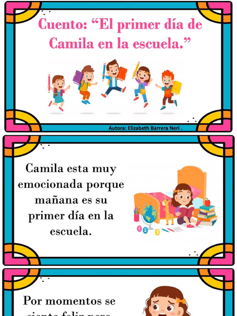 Cuento primer dia de clases | PDF