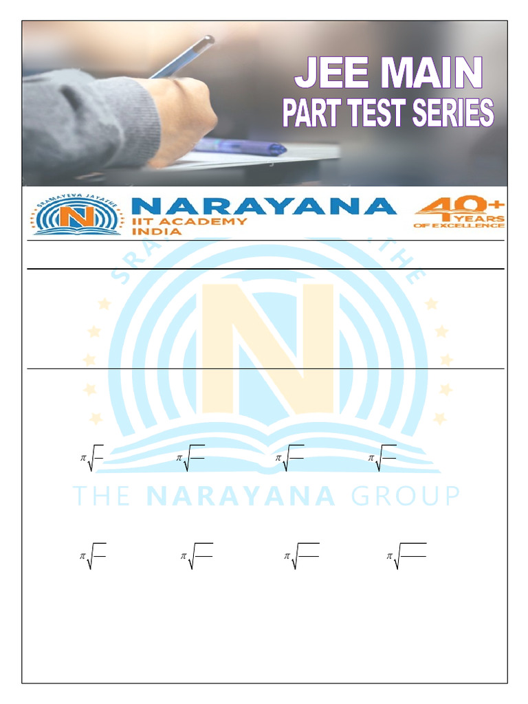 JEE Main Physics Practice Test | PDF | Pendulum | Oscillation