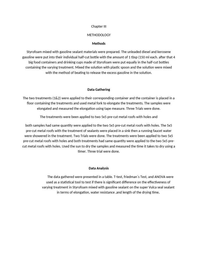 Chapter III methodology (1) | PDF