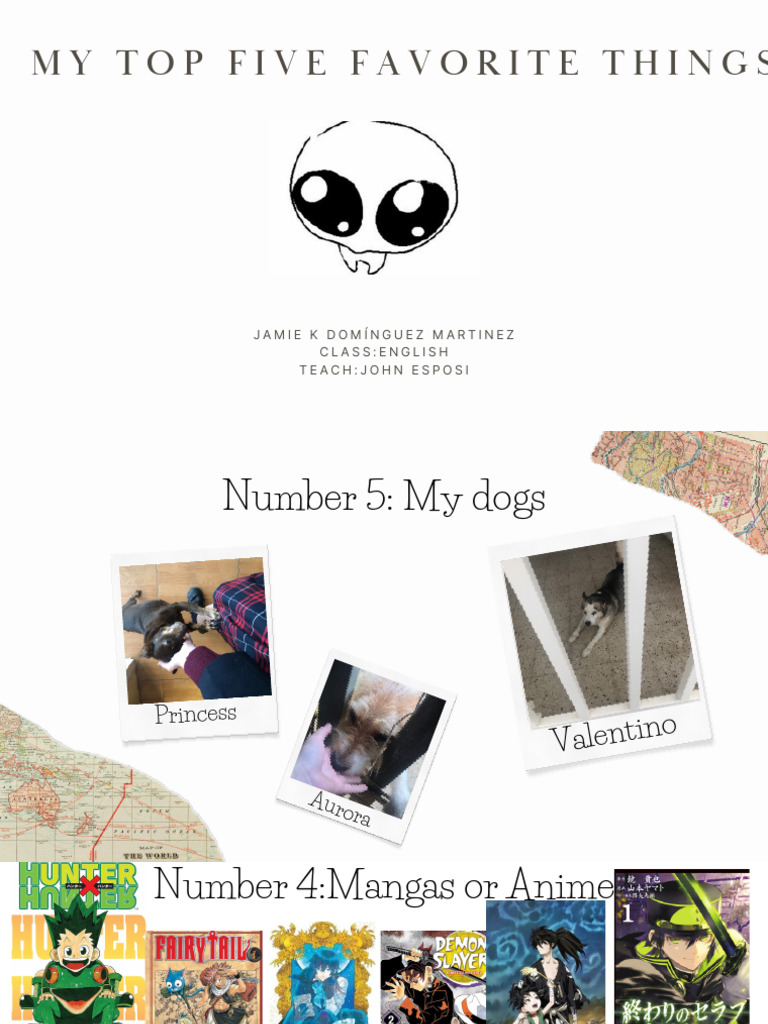 Jamie's Top 5 Favorites | PDF