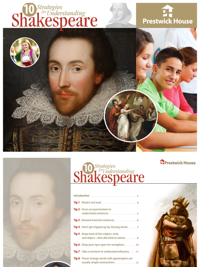 10 Strategies For Understanding Shakespeare | PDF | Subject (Grammar ...
