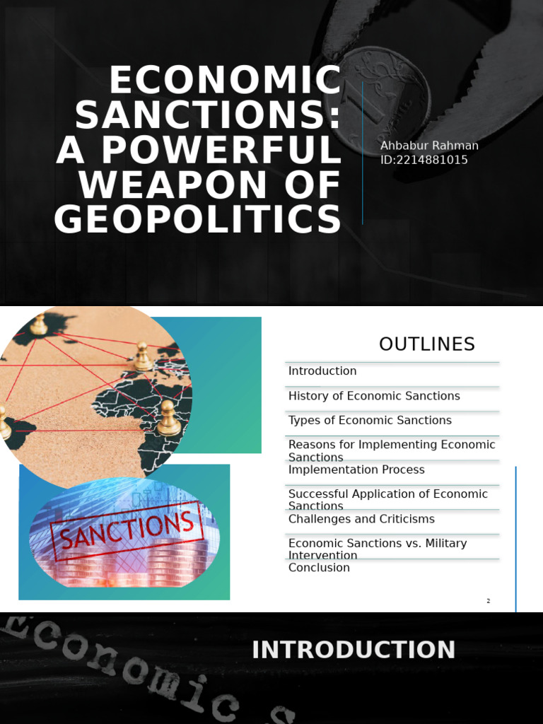 Presentation On Economic Sanctions by Ahbab-2214881015 | PDF | Global ...