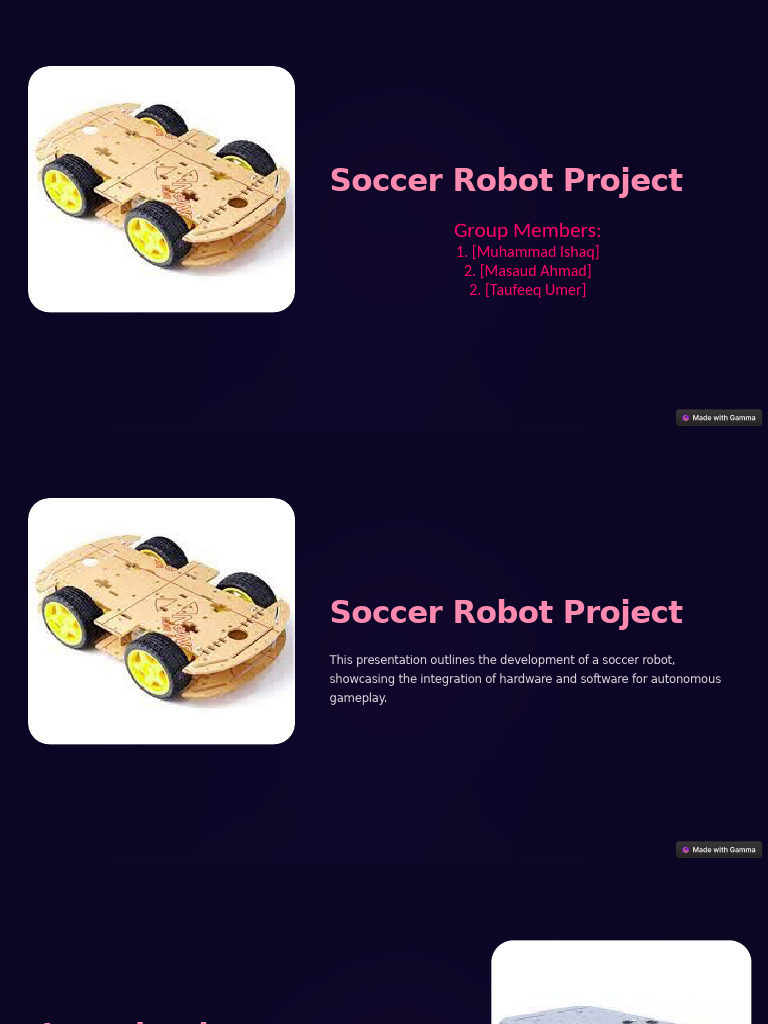 Soccer Robot Project | PDF | Arduino | Robot