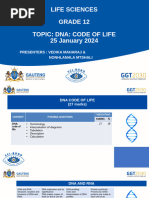 G12 LFSC (QP) DNA Code of Life Topic Test | PDF | Dna | Rna