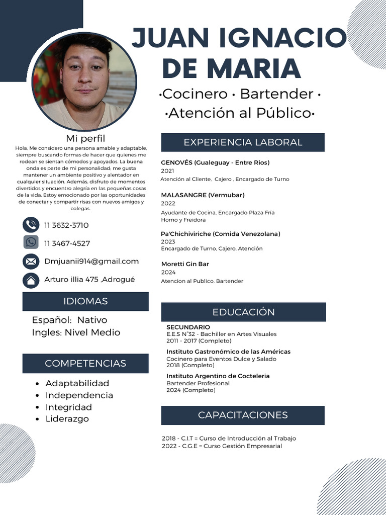 CV Juan Ignacio 2 | PDF