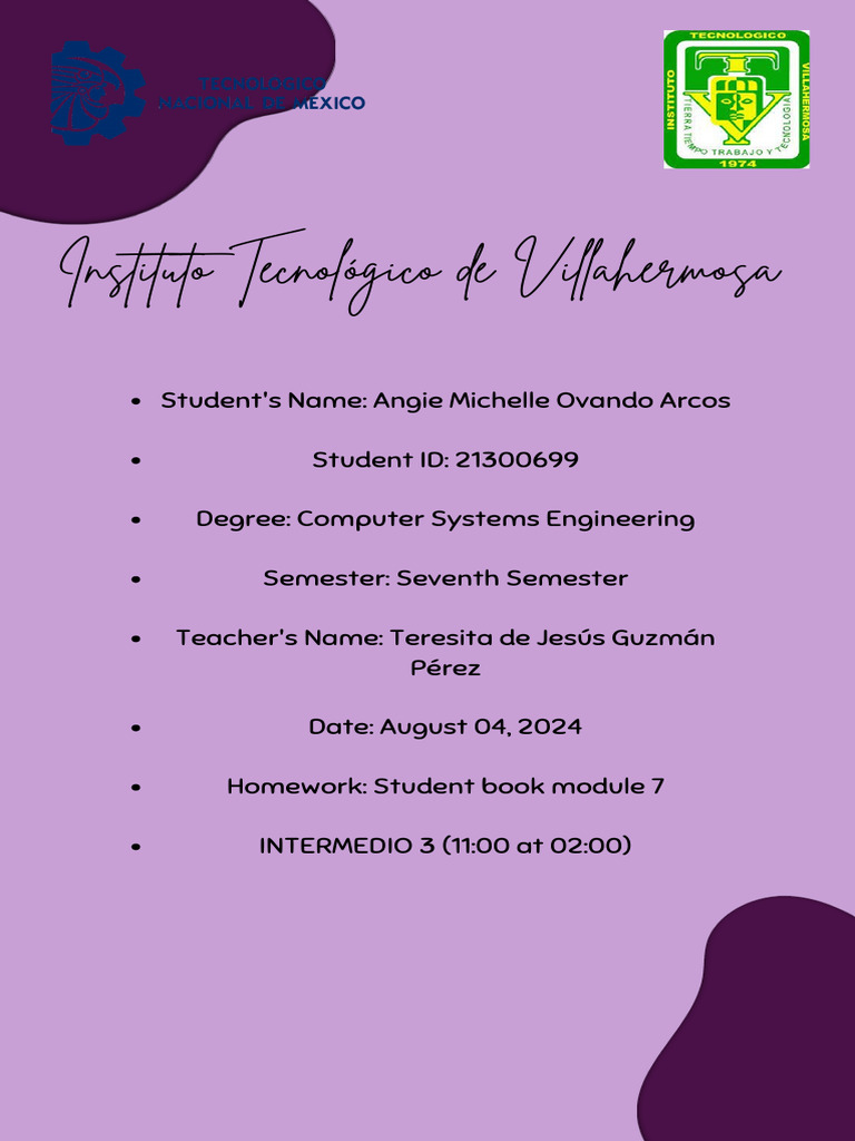 Module 7 Homework by Angie Ovando | PDF