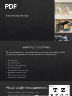OSCE Eye Examination Checklist | PDF