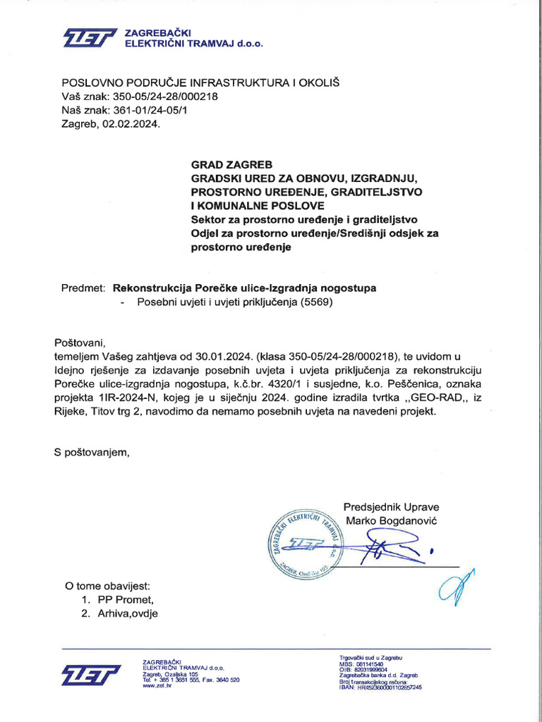 5569 - Posebni Uvjeti ZET | PDF