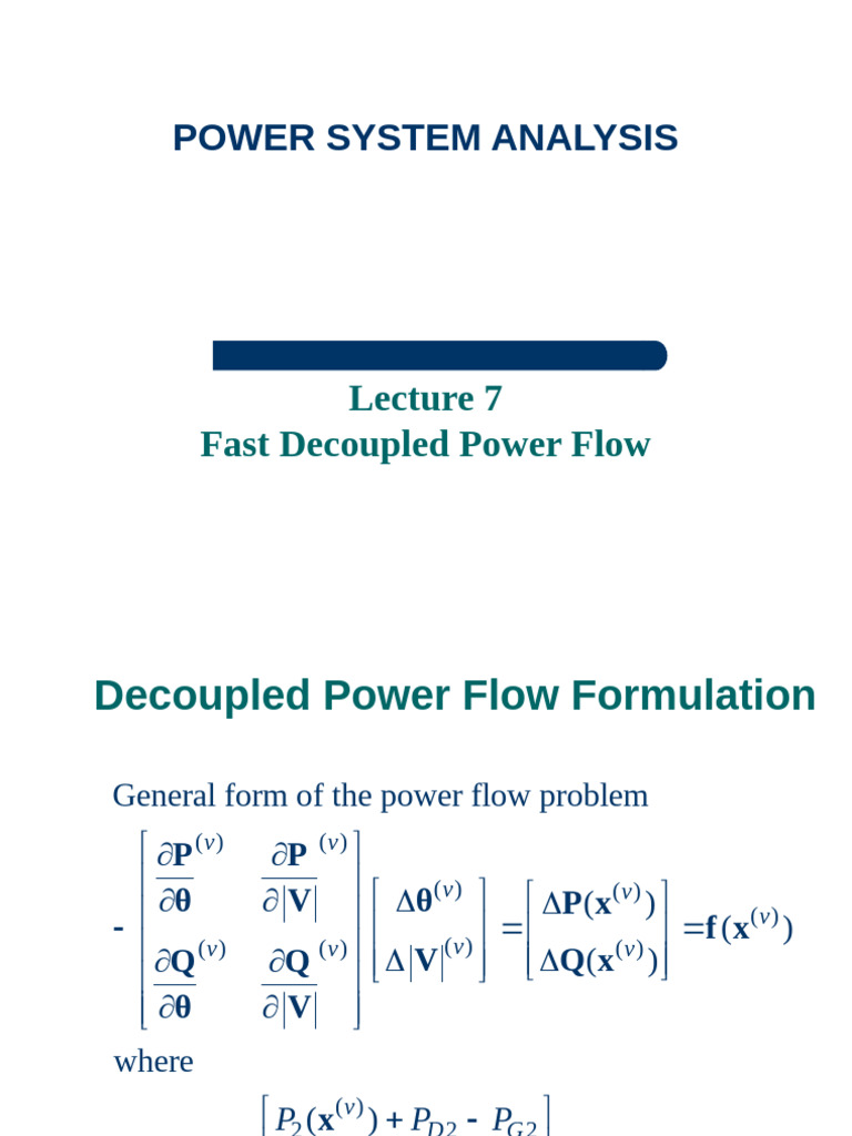 Lec15- Power_Flow-3_FD (1) | PDF | Power (Physics) | Electric Power