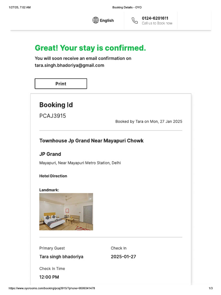 Booking | PDF