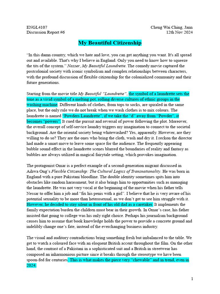 CHENG Wai Ching, Jann 21225605 Discussion Report #6_rev | PDF