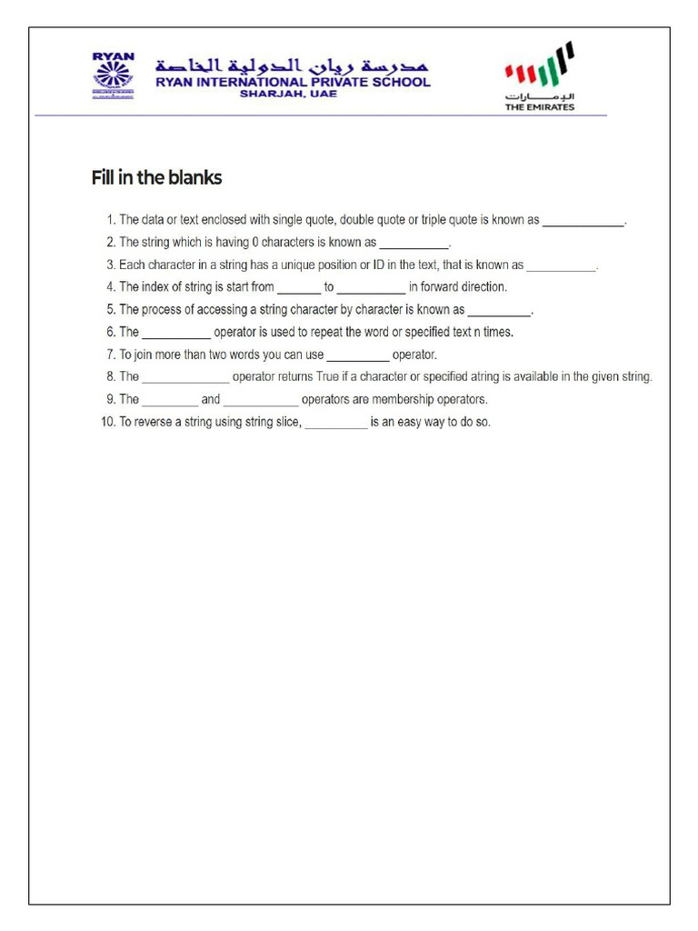 Python String Manipulation - W1 | PDF | String (Computer Science) | Notation