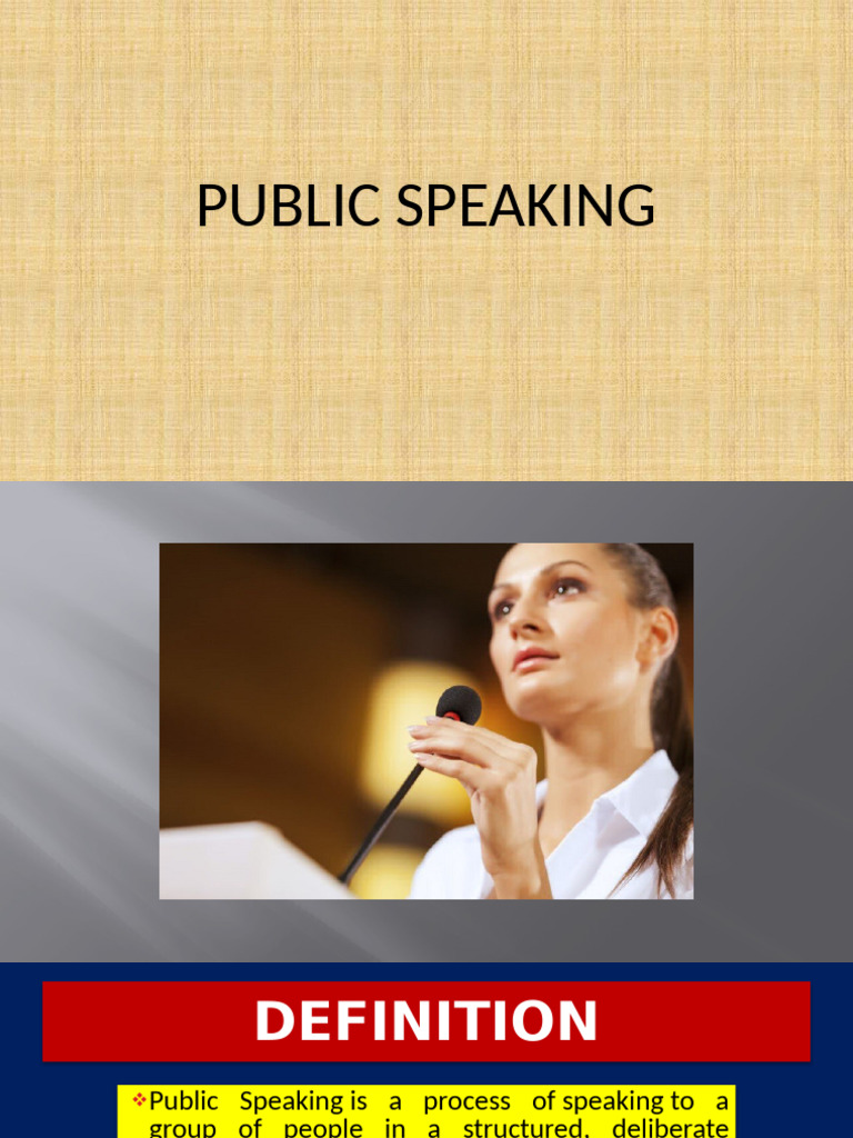 PUBLIC SPEAKING and Extempore Speech | PDF | Public Speaking | Body ...