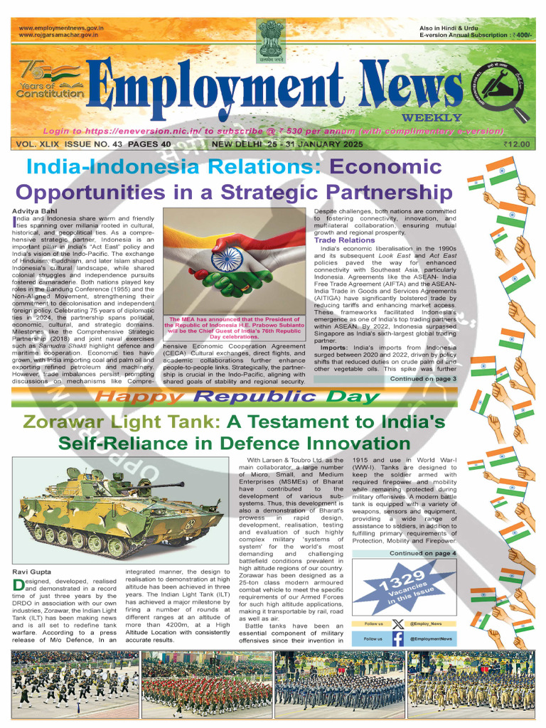 Employment-News 25-31 JAN-2025 | PDF