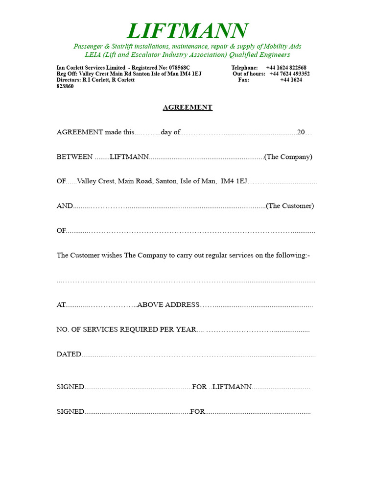 Contract Passenger Lifts | PDF | Elevator