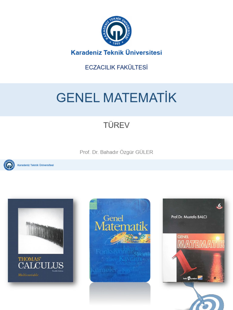 Türev Son Ders | PDF