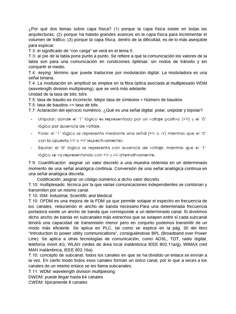 Tema 4_Notas Complementarias | PDF | Modulación | Datos de computadora