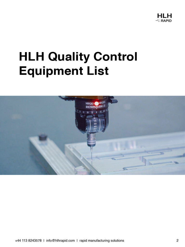 HLH-Quality-Control-Equipment-List | PDF | Hardness | Accuracy And ...