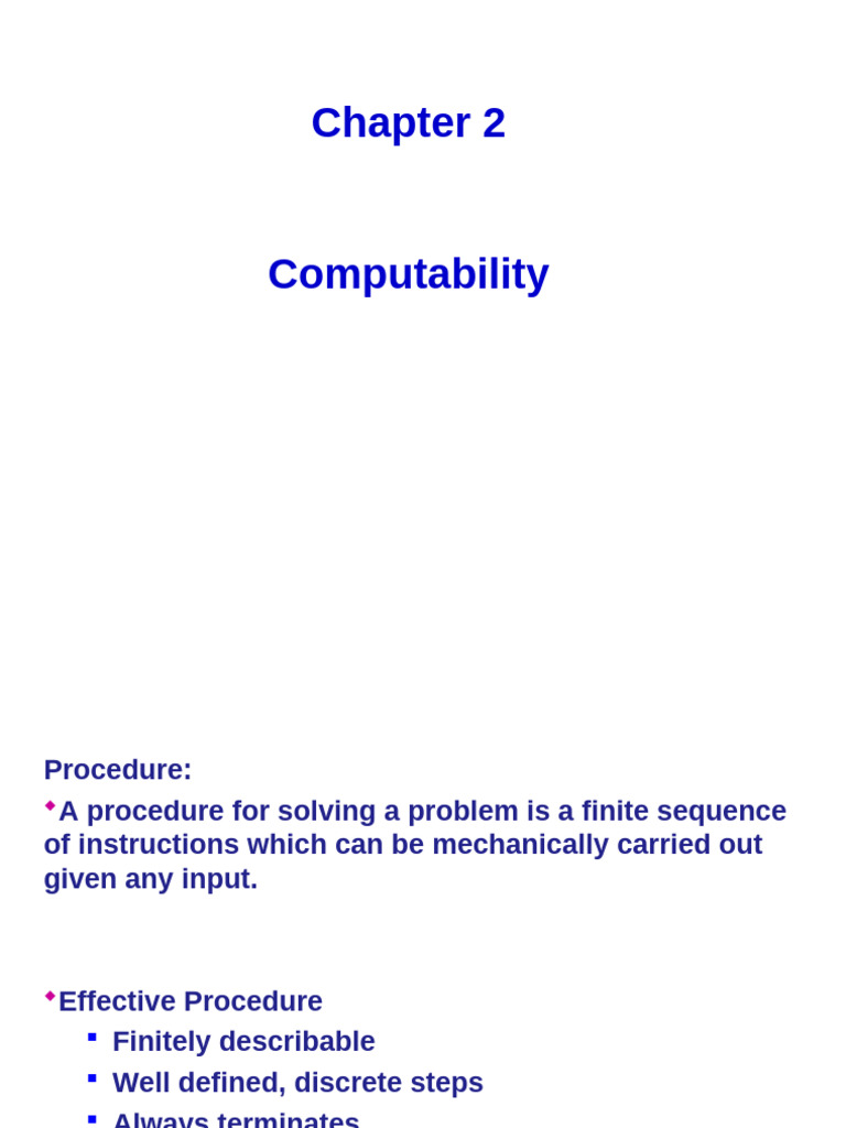 Understanding Computability Concepts | PDF | Computability Theory ...