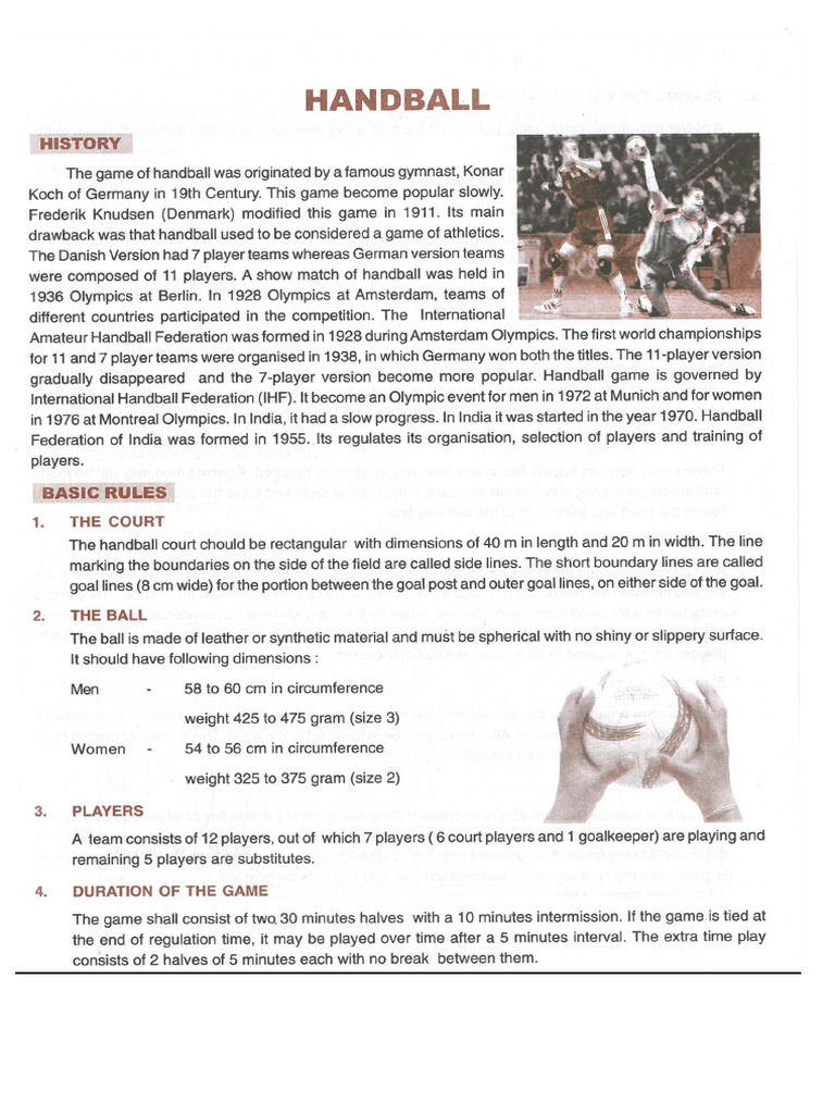 Handball Lesson Plans for Coaches | PDF