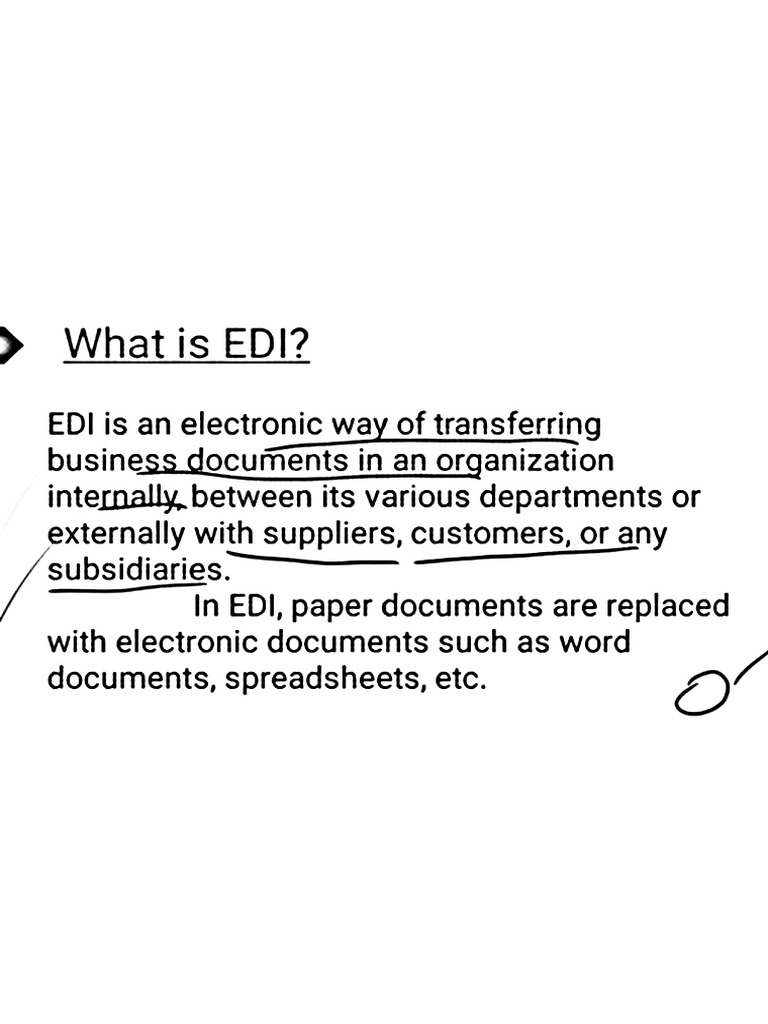 Electronic Data Interchange (EDI) | PDF