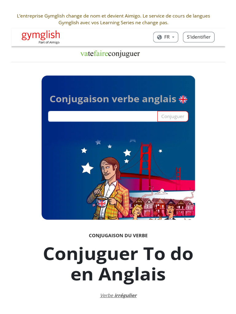 Conjugaison Anglaise Du Verbe To Do | PDF | French Conjugation ...