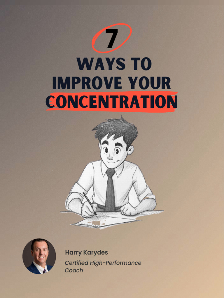 Boost Your Concentration: 7 Tips | PDF